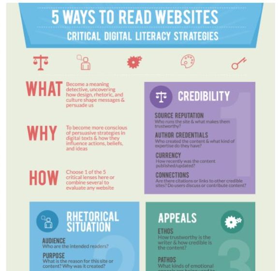 5 Ways to Read Websites: Critical Digital Literacy Strategies ...